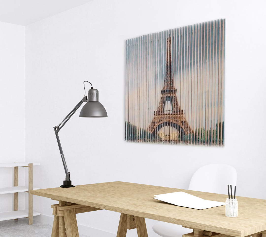 Lenticular Dual Image Wall Art - Optical Illusion 3D Wooden Artwork ...