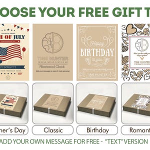 Fibonacci DIY Puzzle Clock Kit, Wood Clock, Adult Puzzle, Mechanical ...