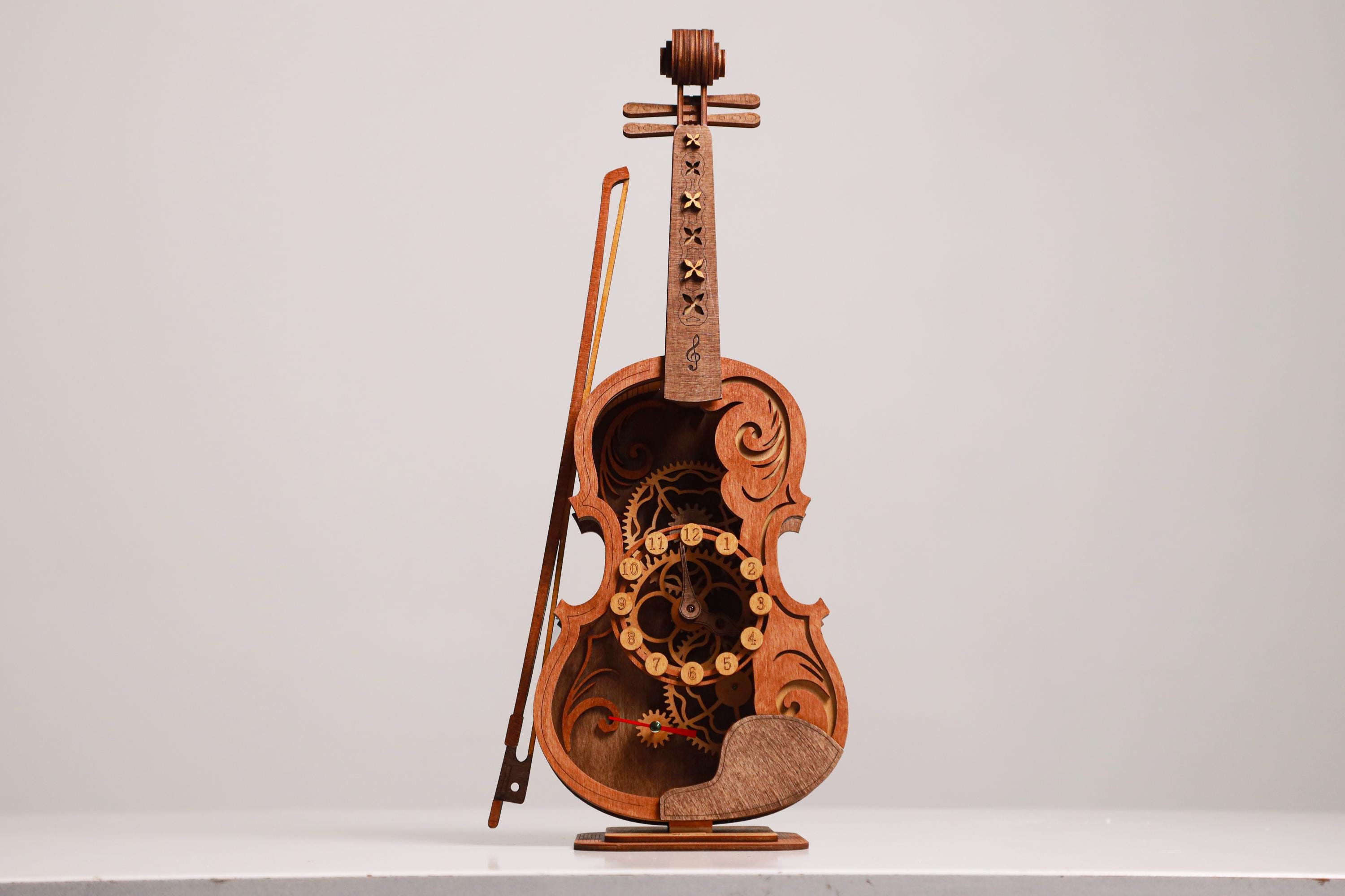 Wooden Mechanical Music Puzzle Set: DIY Instrument Models - Etsy