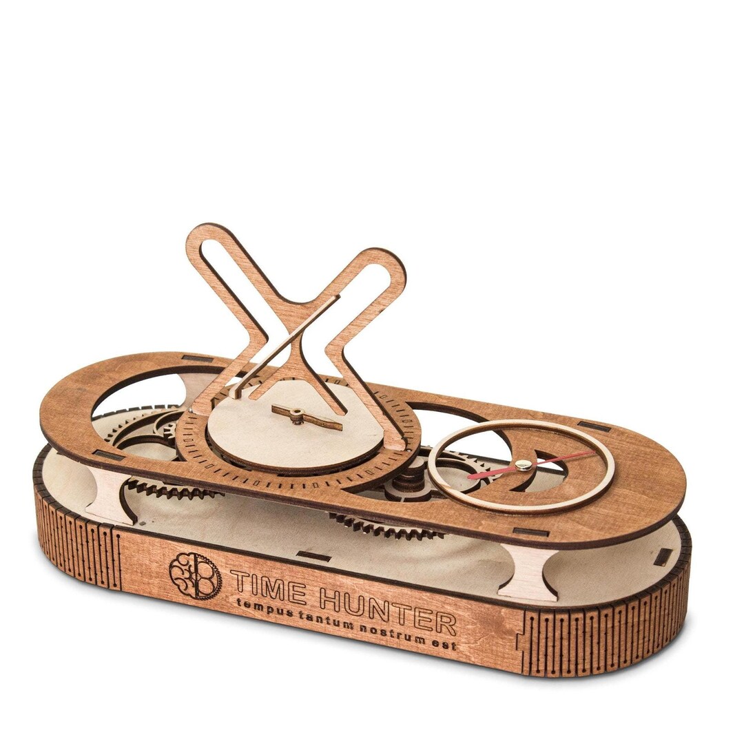 DIY 3D Wooden Clock, Mechanical Clock Kit, Wood Clock, Gear Puzzle ...