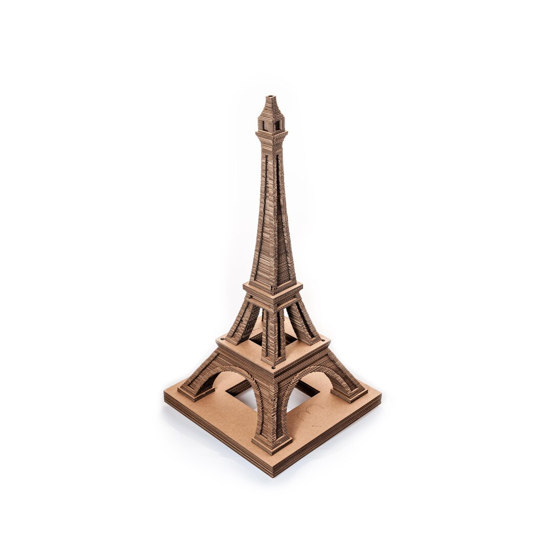 Eiffel Tower 3D Puzzle Kit: DIY Cardboard STEM Project - Etsy