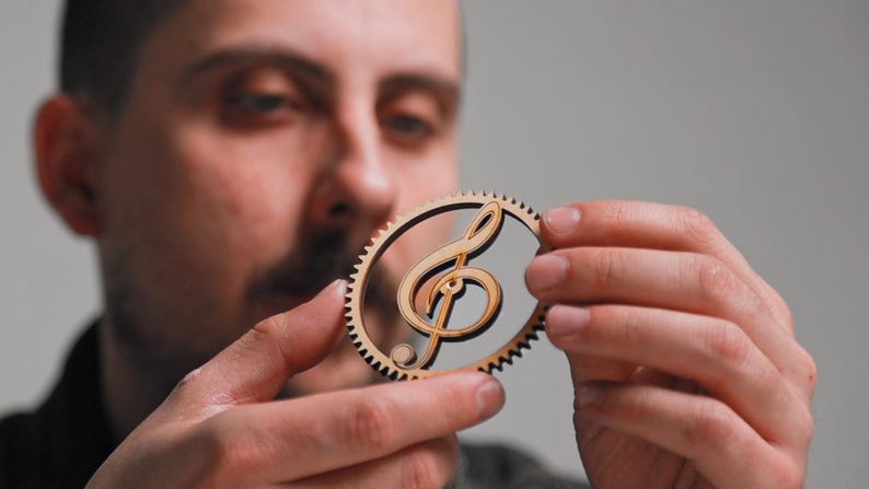 Mechanical Harp Wooden Puzzle Kit: DIY 3D Model for Music Lovers - Etsy