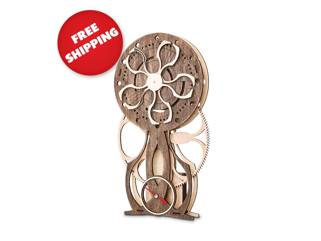 Don Quixote DIY Wood Clock Kit, 3D Puzzle, Adult Puzzle Gift ...