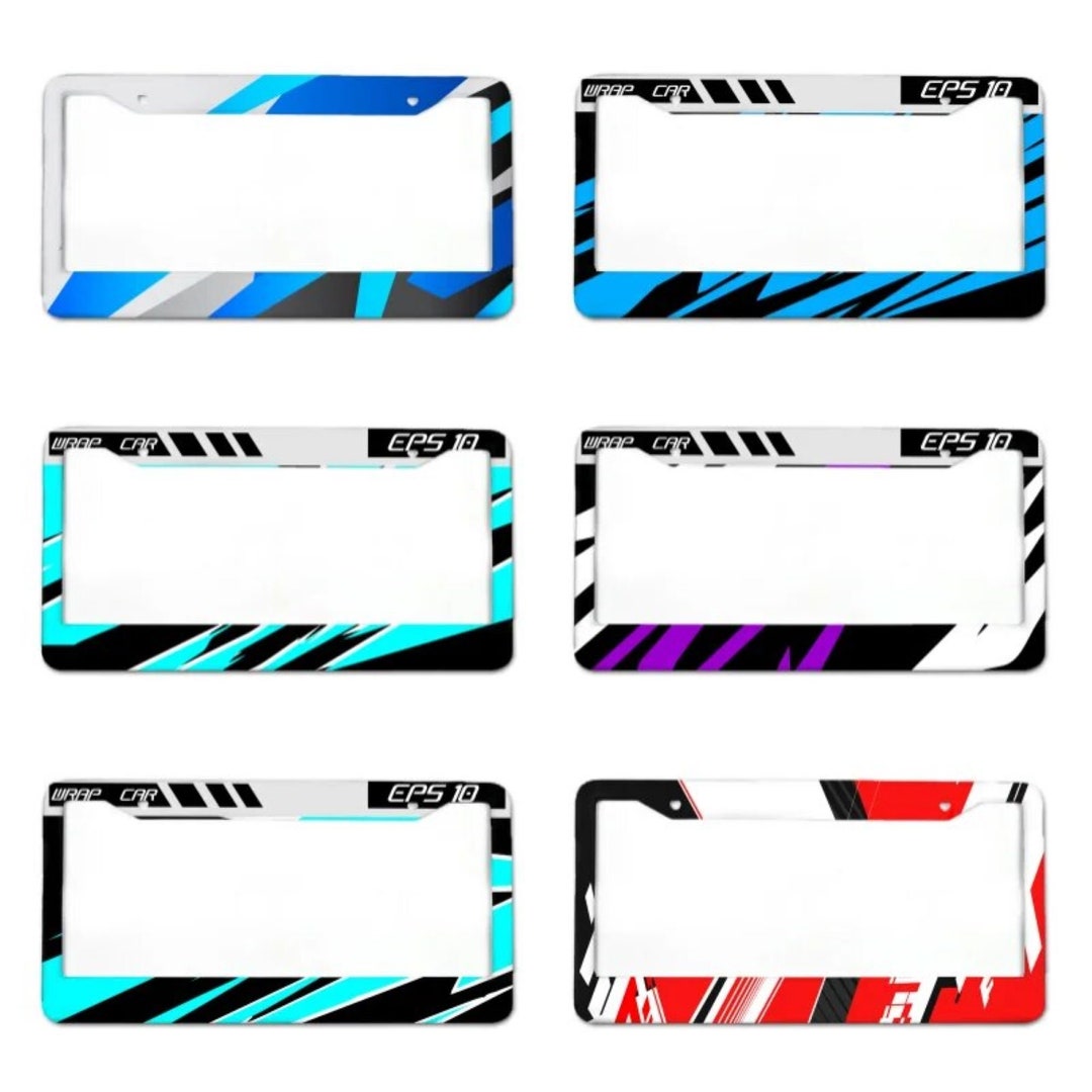 Customize Your Ride: Personalized License Plate Frame for World Rally ...