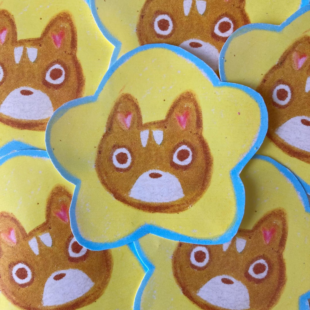 Star Cat Sticker - Etsy
