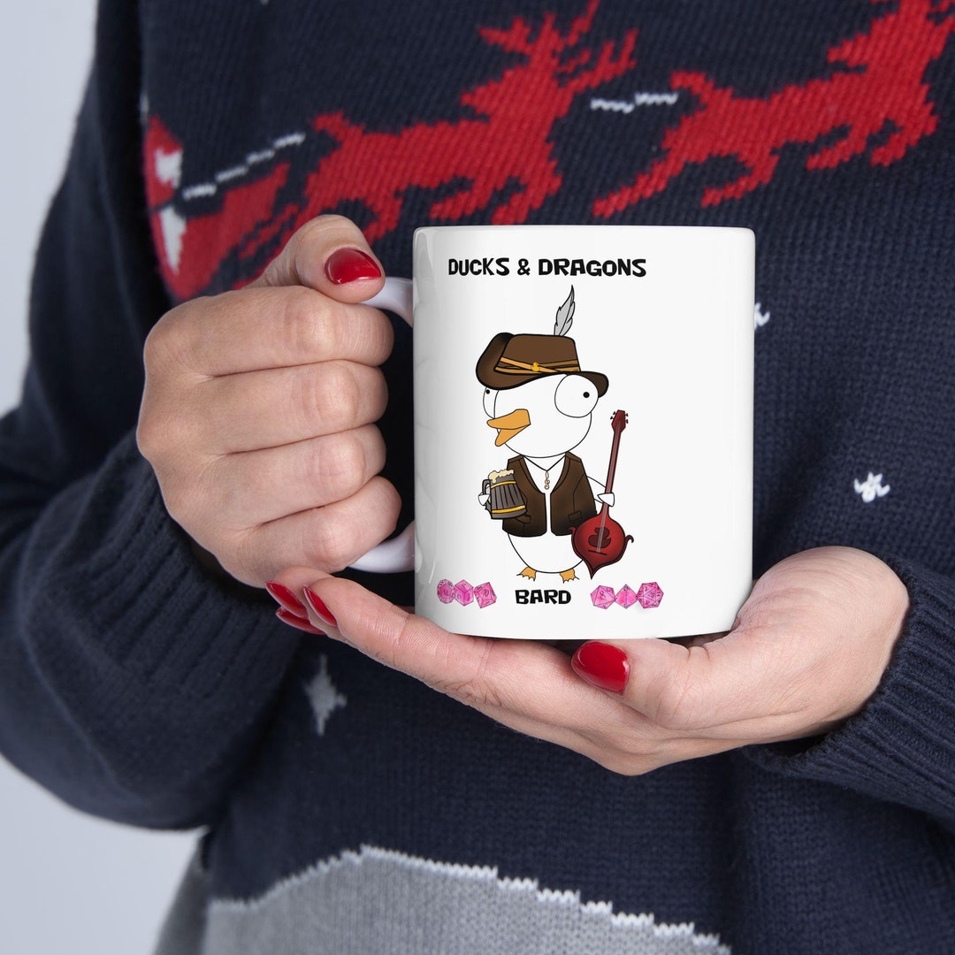 D&D Ducks and Dragons Bard | Bard Class Mug | Dungeons and Dragons Mug ...