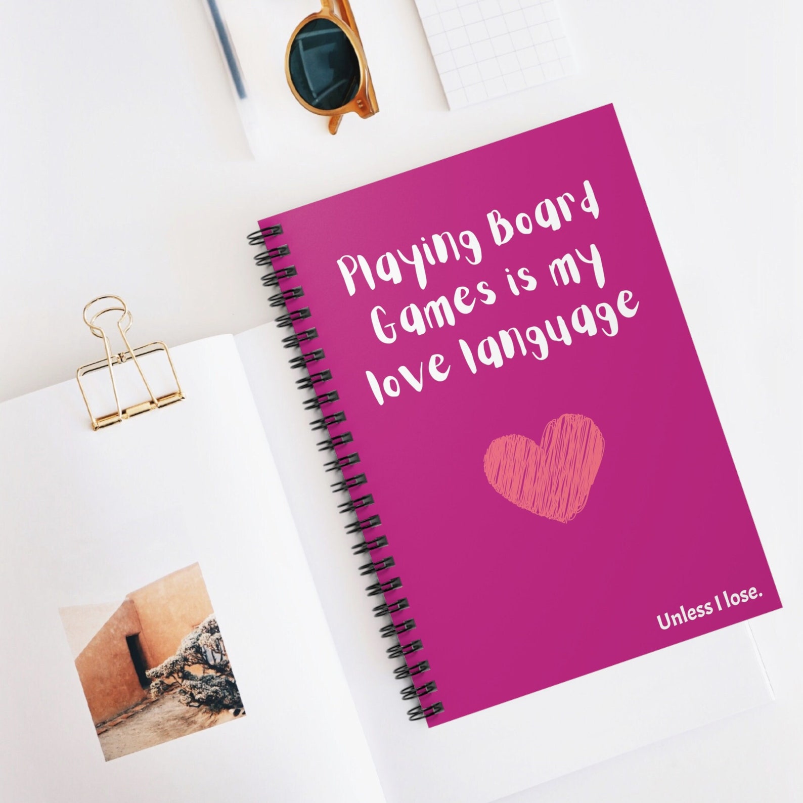 Playing Board Games is My Love Language | Cute and Funny Notebook ...