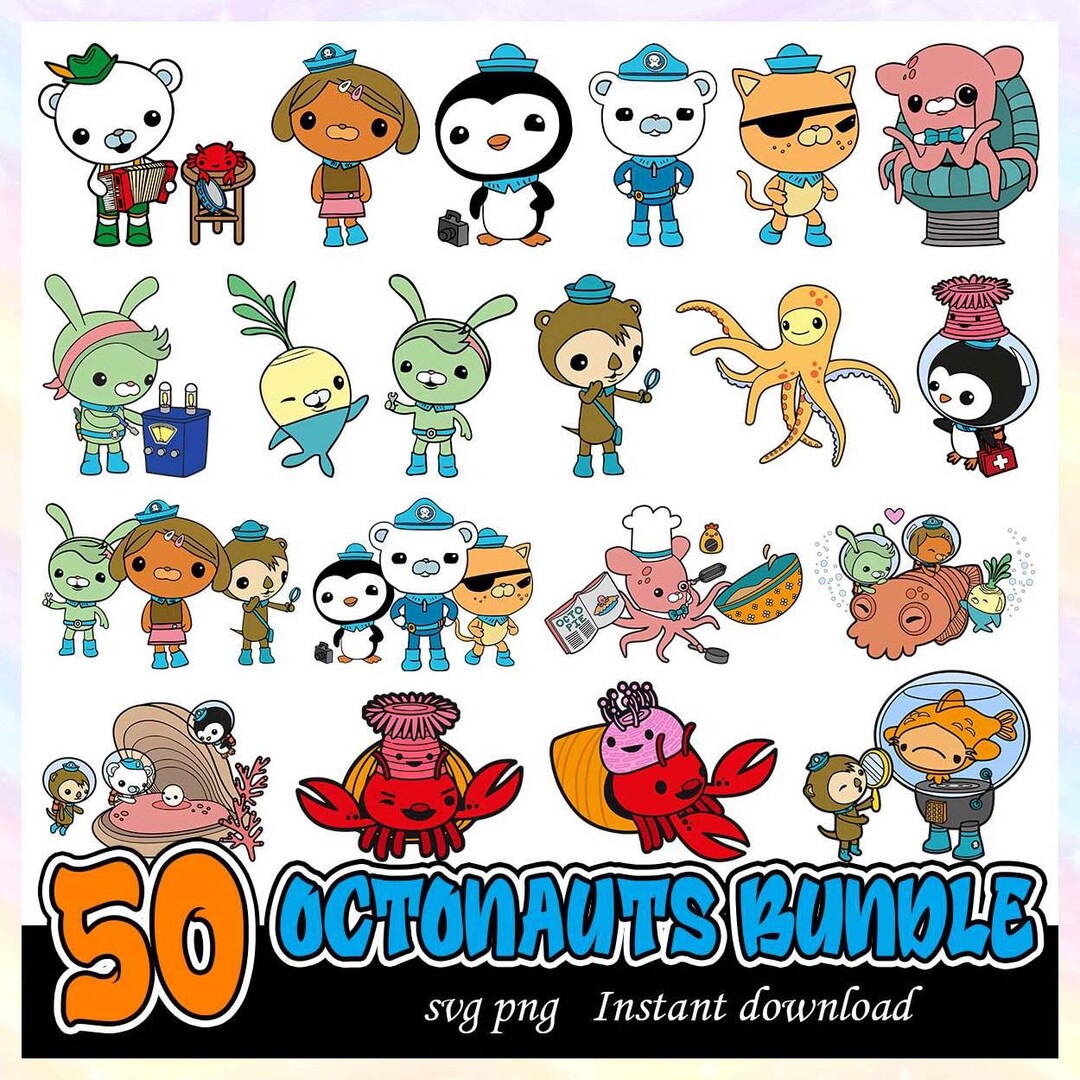 Octonauts Svg for Cricut, Octonauts Png, Octonauts Clipart, Birthday ...