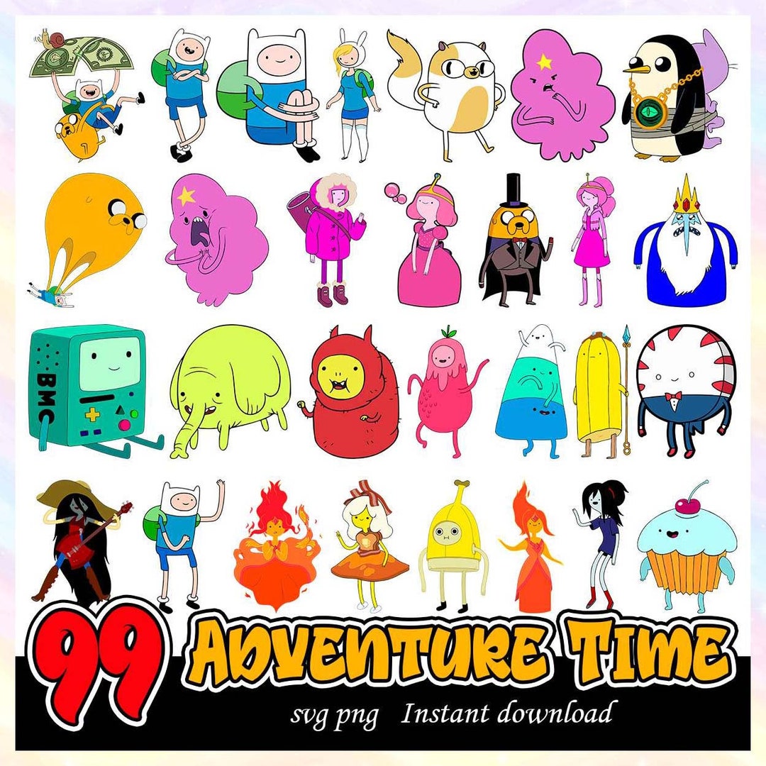 Adventure Time Svg Bundle, Adventure Time Png Bundle, Adventure Time ...