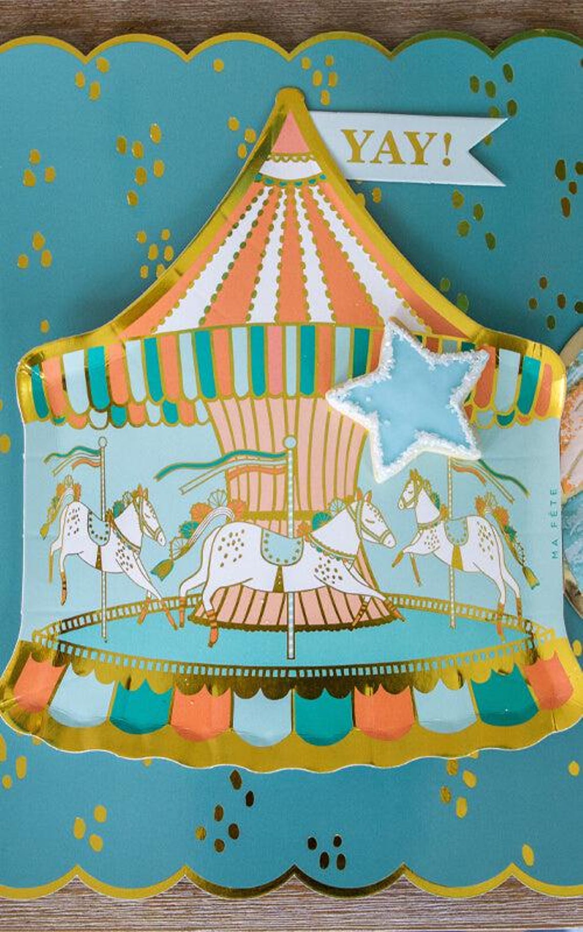 Fun Fair Carousel Plate - Etsy