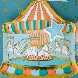 Fun Fair Carousel Plate - Etsy