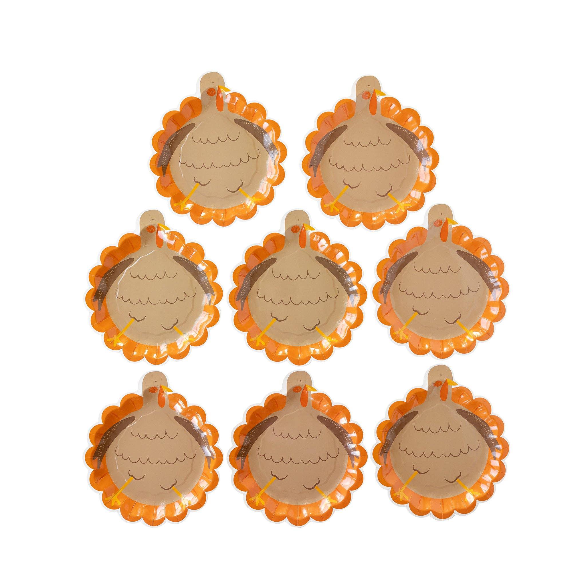 Harvest Turkey Shaped Paper Plate - Etsy