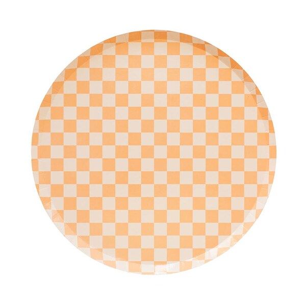 Peach Paper Plates - Etsy