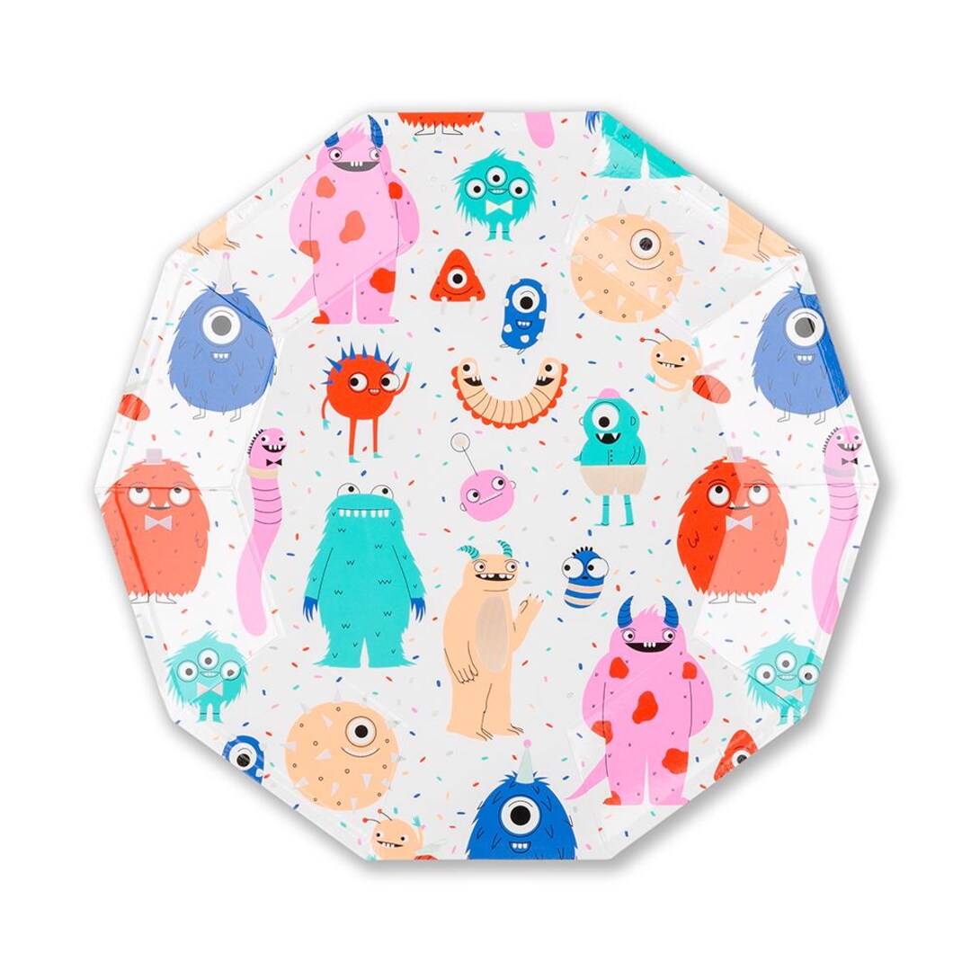 Little Monsters Large Plates - Etsy