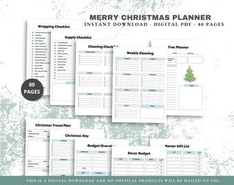 Christmas Planner Printable, Holiday Planner Printable, Christmas to Do ...