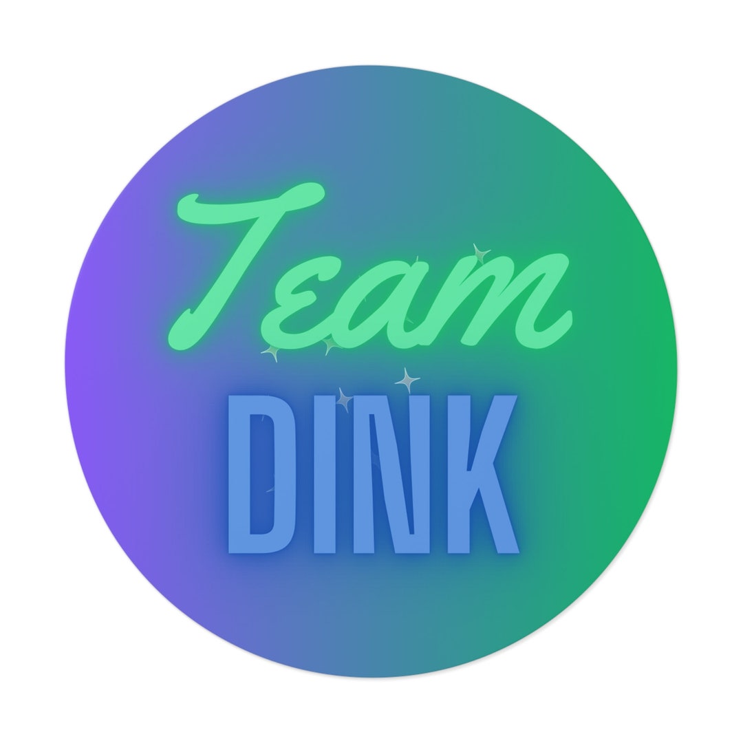 Team DINK Round Vinyl Sticker double Income No Kids, D.I.N.K Child-free ...