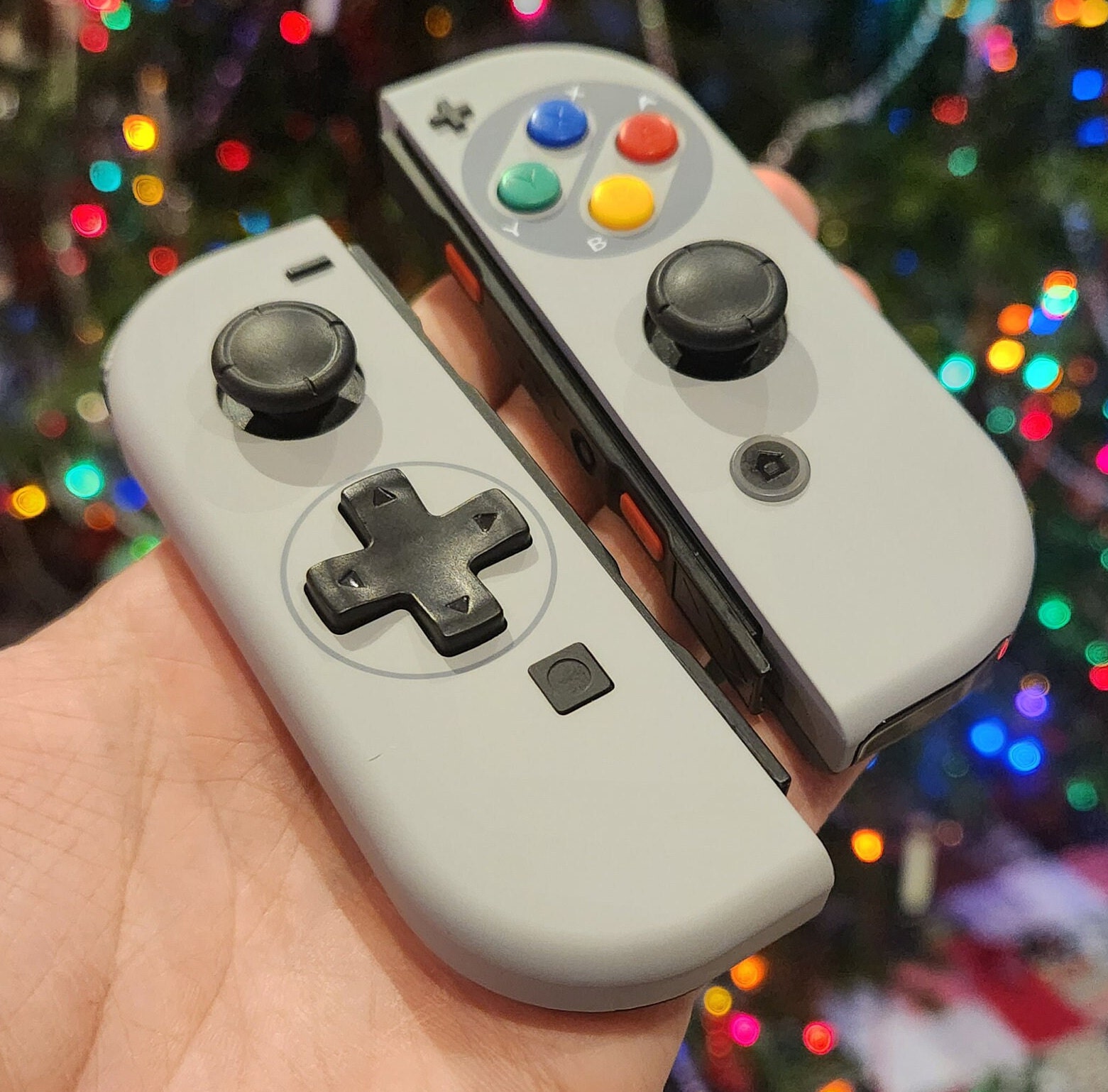 Nintendo Switch Joy-cons Retro SNES Style Handcrafted Custom Joy-con ...