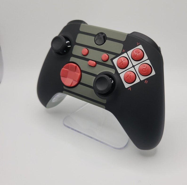 Fully Custom Soft Touch Classics NES Style Front and Back Shell for ...