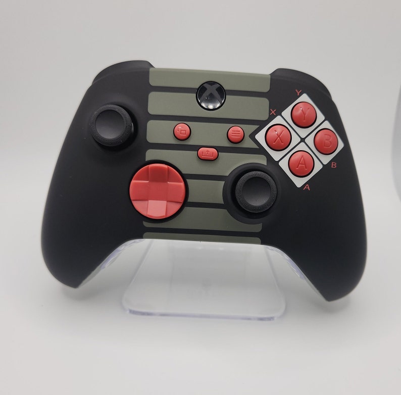 Fully Custom Soft Touch Classics NES Style Front and Back Shell for ...