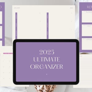 Lilac 2025 Digital Ultimate Organizer - Etsy