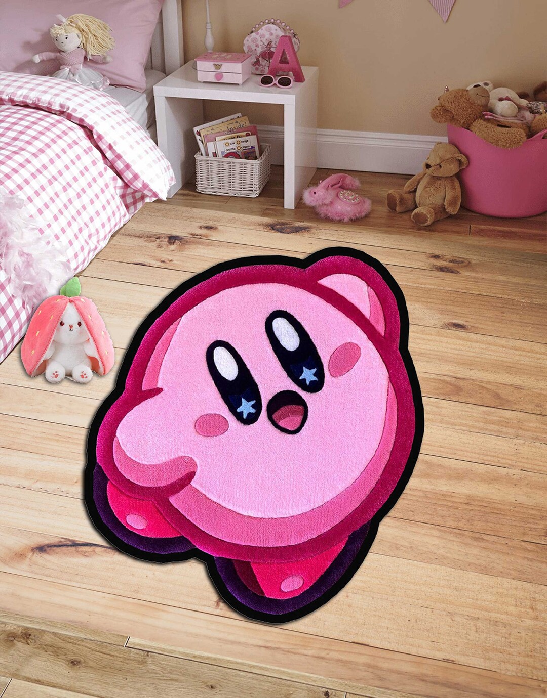 Kirby Nintendo, Kirby Rug, Girl Room Decor, Pink Room Decor, Gameboy ...