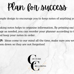 MINIMALIST | Notes | Printable and PDF Fillable | Take Note | Planning ...