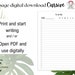 CURSIVE | Undated Daily to Do List| Printable and PDF Fillable ...