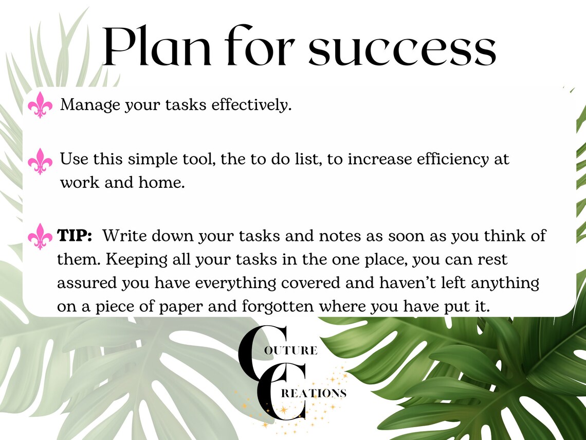 CURSIVE Undated Daily to Do List Printable and PDF Fillable Planning ...
