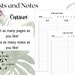 CURSIVE | Lists and Notes | Printable and PDF Fillable | Take Note ...