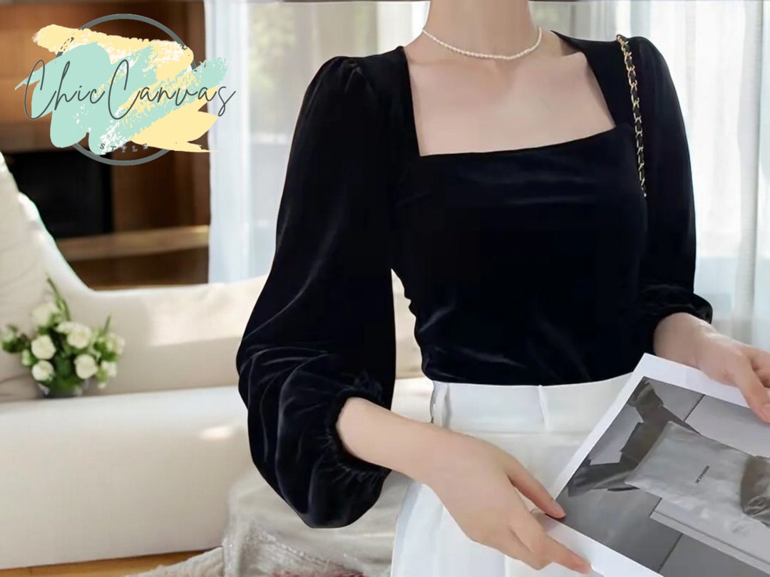 Long Puff Sleeve Blouse | Fashionable Women's Formal Attire ...