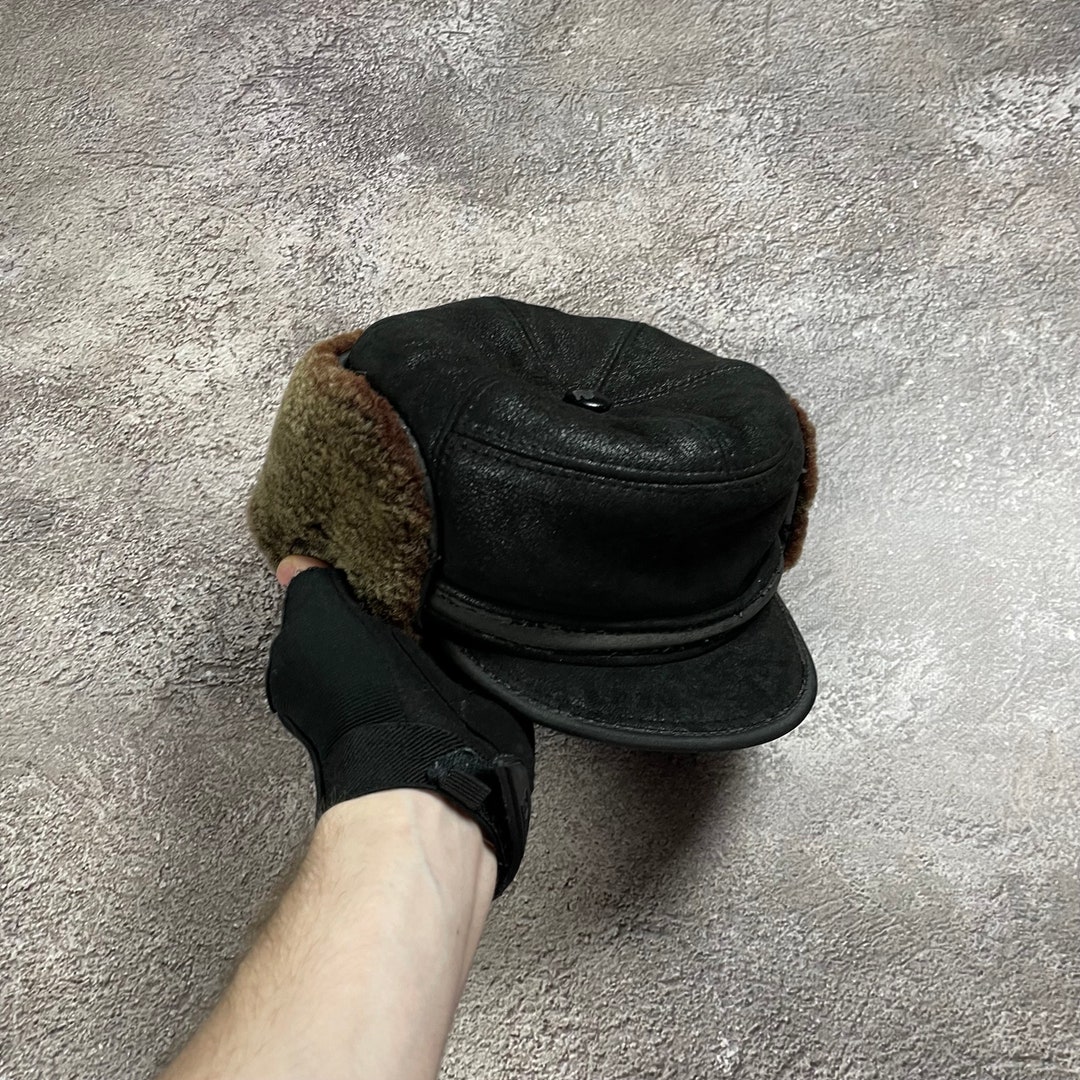 Vintage 90s Alt Beanie Mohair Ushanka Faux American Vtg - Etsy