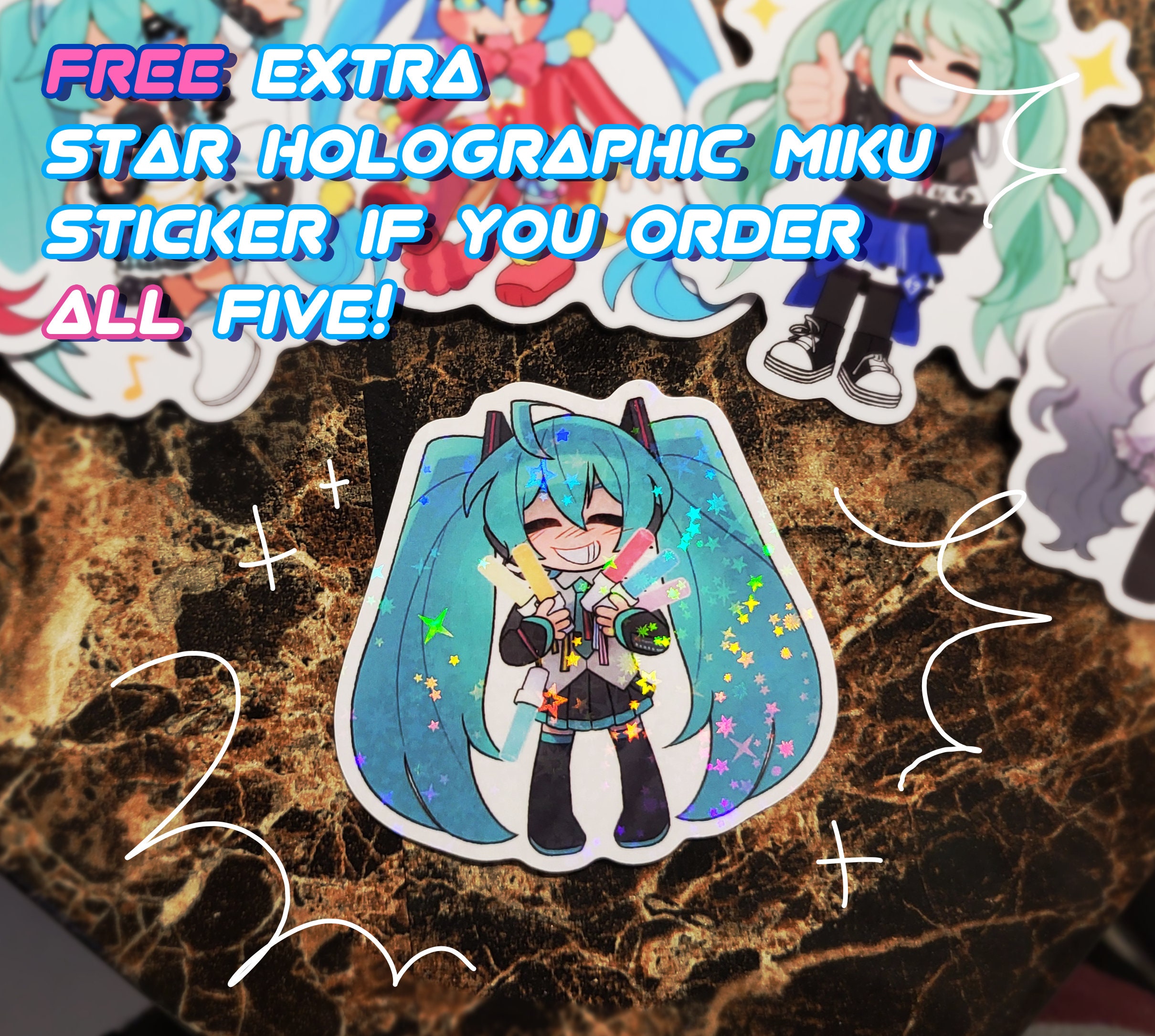 Hatsune Miku Project Sekai Stickers leo/need, More More Jump, Vivid Bad ...