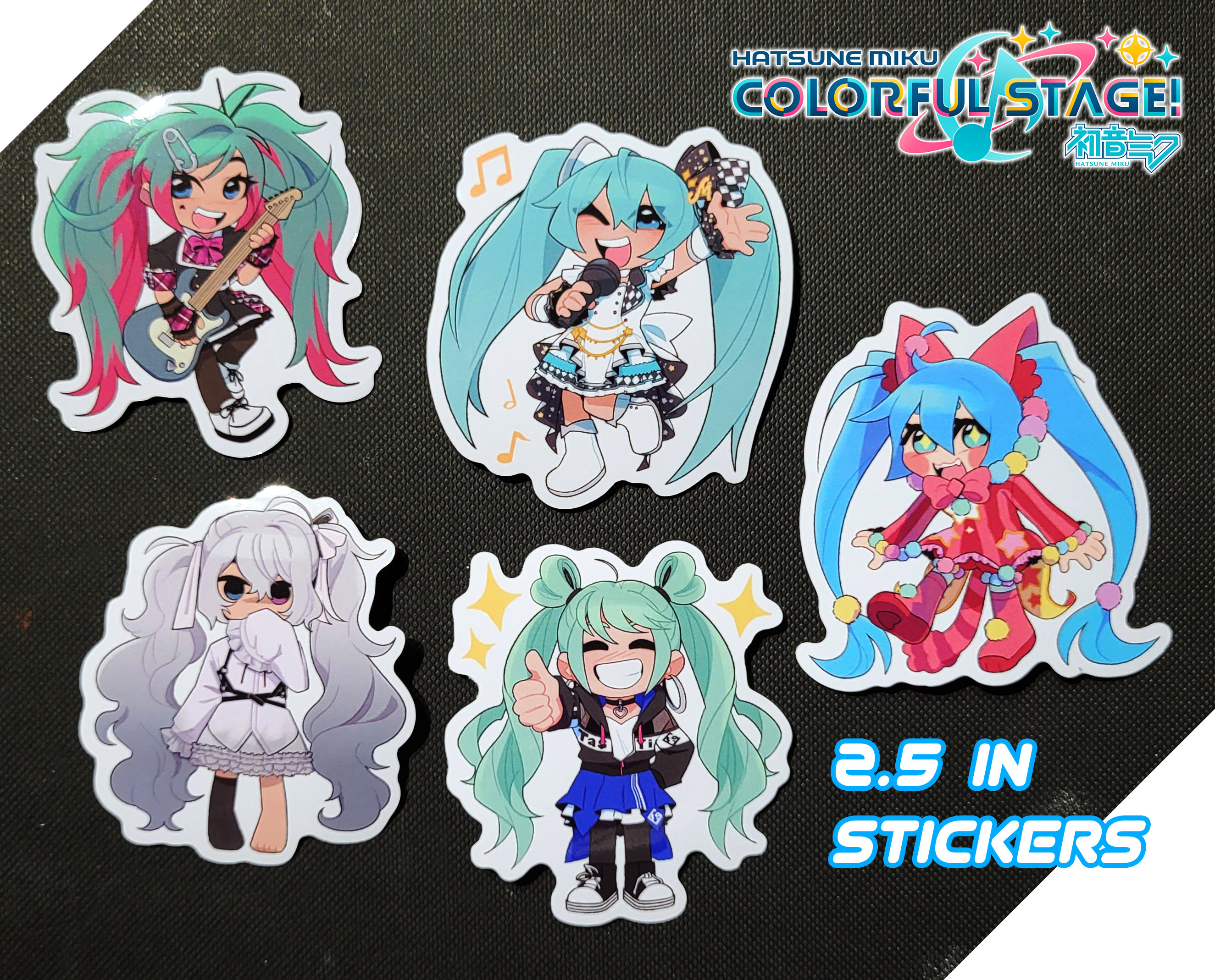 Hatsune Miku Project Sekai Stickers leo/need, More More Jump, Vivid Bad ...