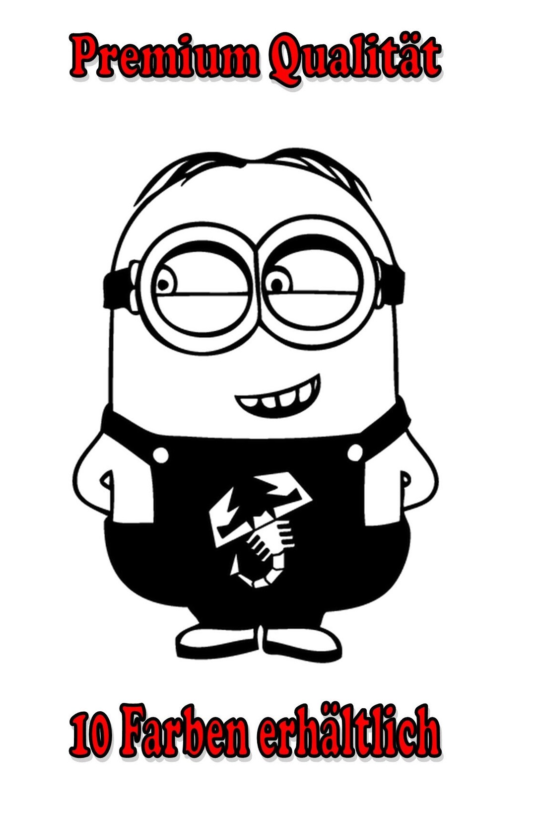 Minion Fun Car Sticker Tuning Styling Truck Bike Glass Desired Color ...