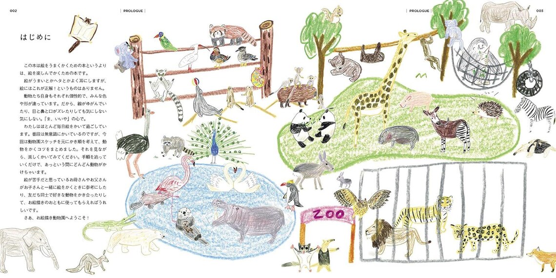 Miyata Chika's Drawing Zoo New Edition Japanese Craft Book - Etsy