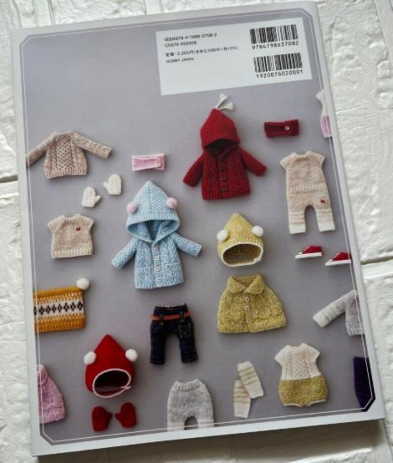 DOLL KNIT BOOK1/12 A Textbook on Doll-sized Miniature Knitting ...