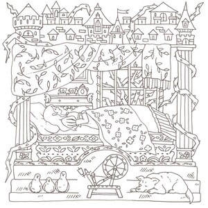 Eriy World Fairy Tales Beyond the Story Coloring Book - Japanese Craft ...