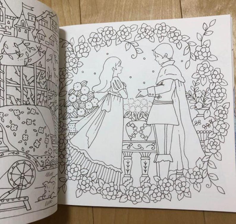 Eriy World Fairy Tales Beyond the Story Coloring Book - Japanese Craft ...