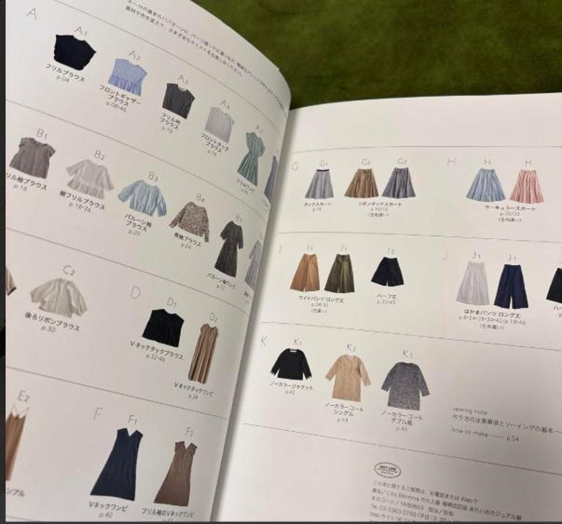 Casual Chic Clothes Japanese Sewing Patterns Book Lilla Blomma ...