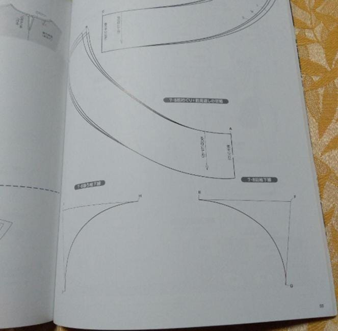Clothes Made Easily Using A4 Size Curved Pattern Paper Pattern Sewing ...