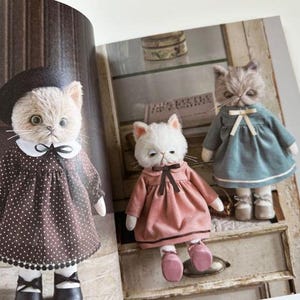 Parico Dall Dress up Stuffed Cat Doll - Japanese Craft Book - Etsy