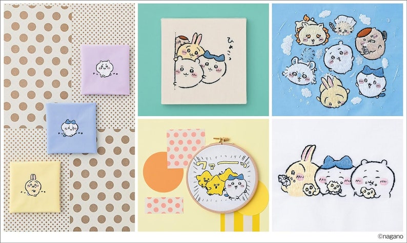 Chikawa Embroidery Book With Magic Paper & Kit Japanese Craft Books - Etsy