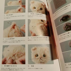 Parico Dall Dress up Stuffed Cat Doll - Japanese Craft Book - Etsy