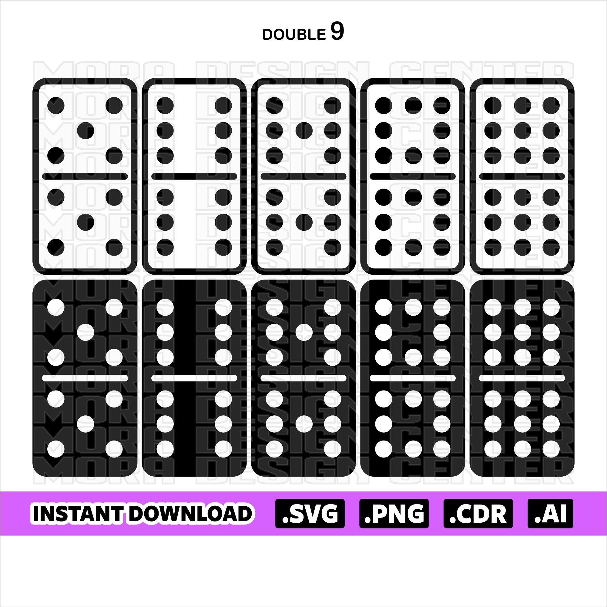 Dominoes SVG PNG, Dominoes Svg Files for Cricut, Dominoes Game Svg Cut ...