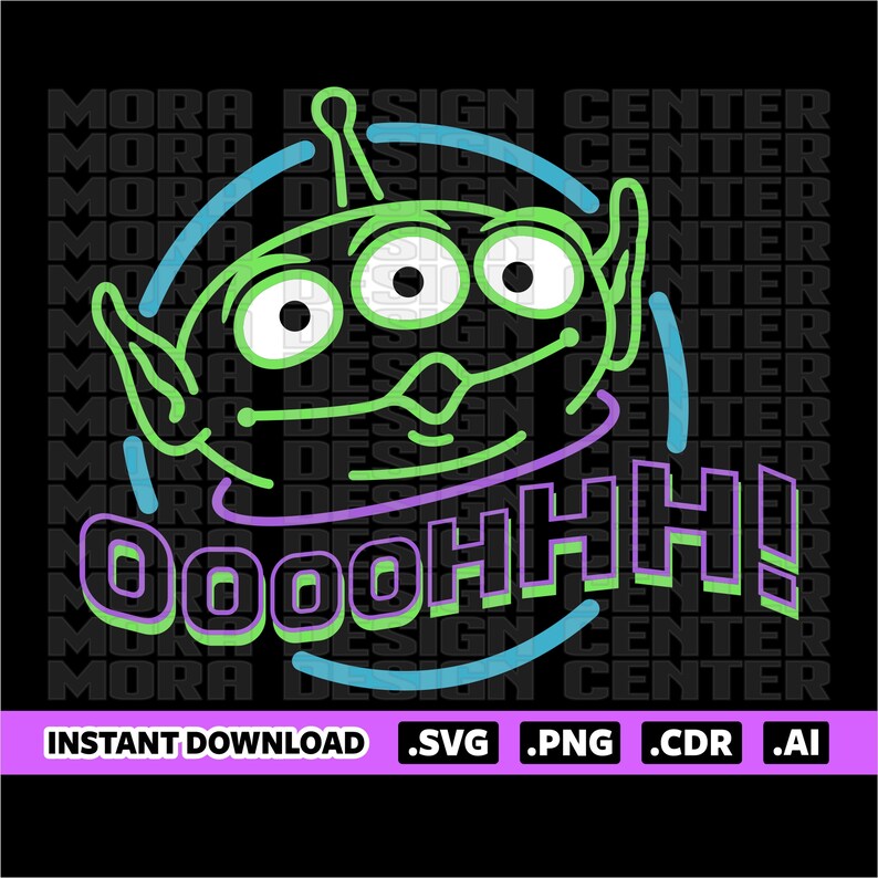 Alien SVG PNG, Alien Character Svg Files for Cricut, Alien Character ...