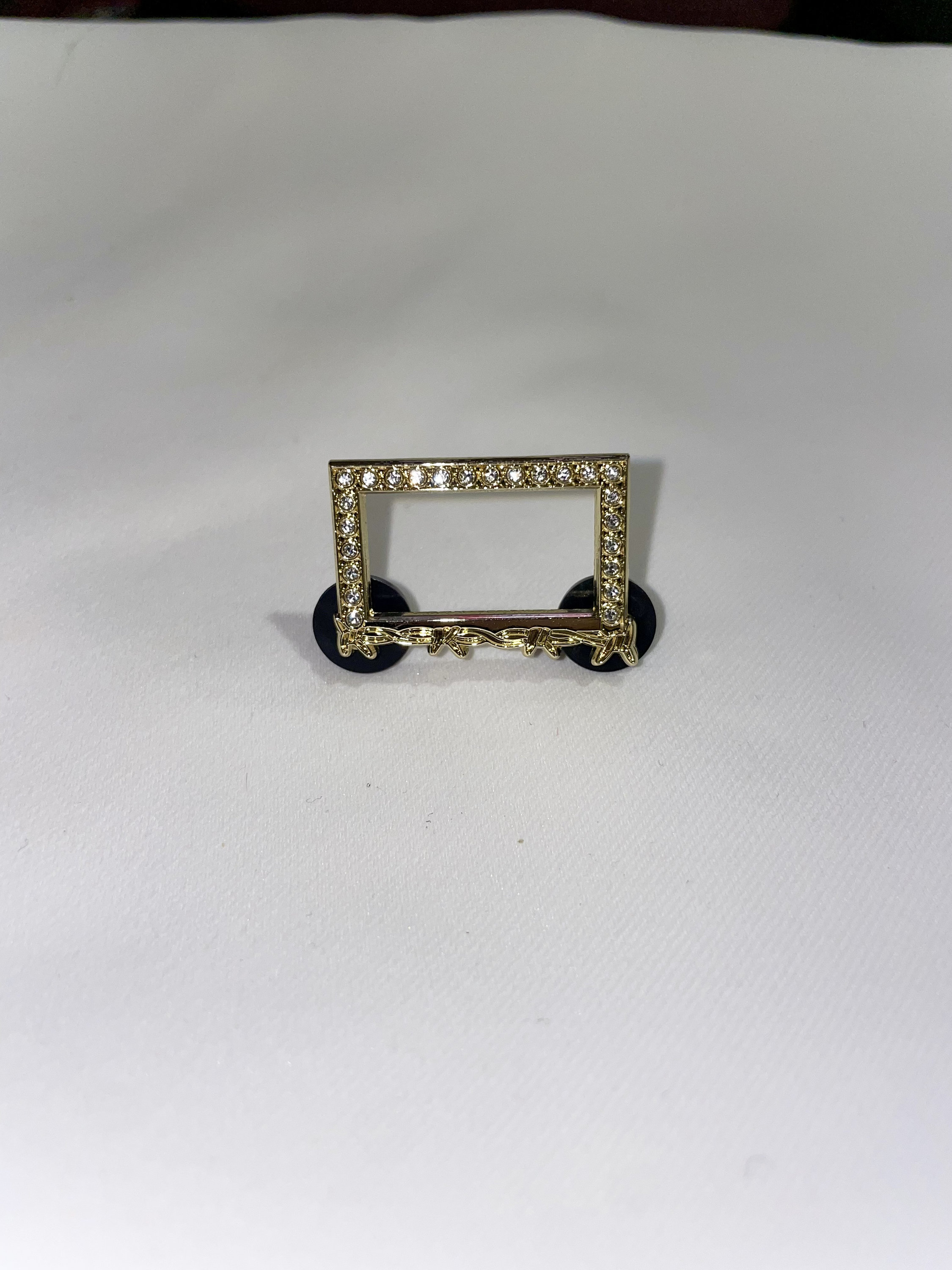 Gold Border Frame Hat Pin. - Etsy