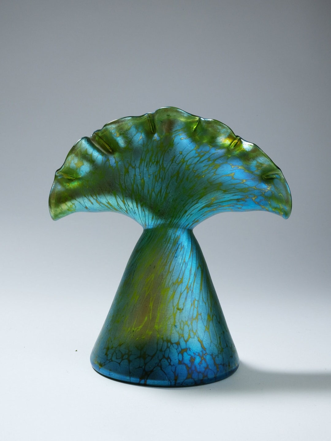 Vase Johann Loetz Witwe, Klostermühle, Creta Papillon, Signed - Etsy