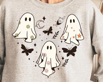 Ghost Heart SVG, Halloween Svg, Spooky Season Svg, Ghost Clip Art, Boo ...