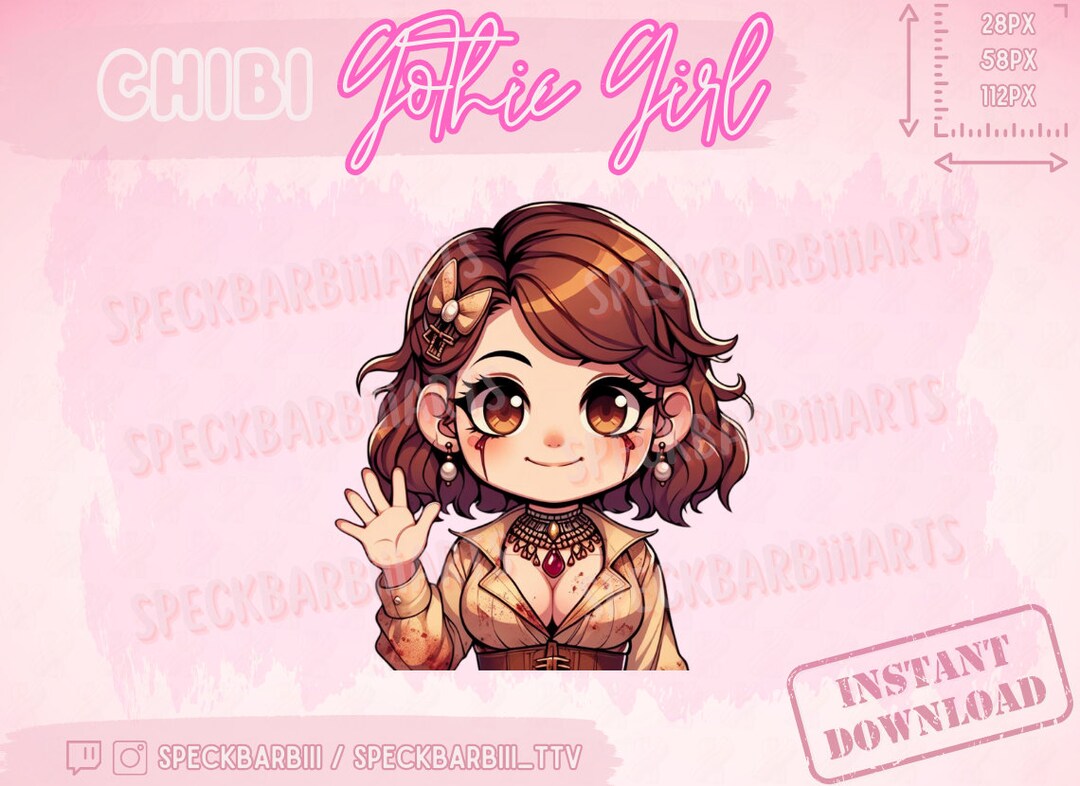 Steampunkt Chibi Chubby Girl Twitch Discord Kick Copper Hair Cute Boobs - Etsy