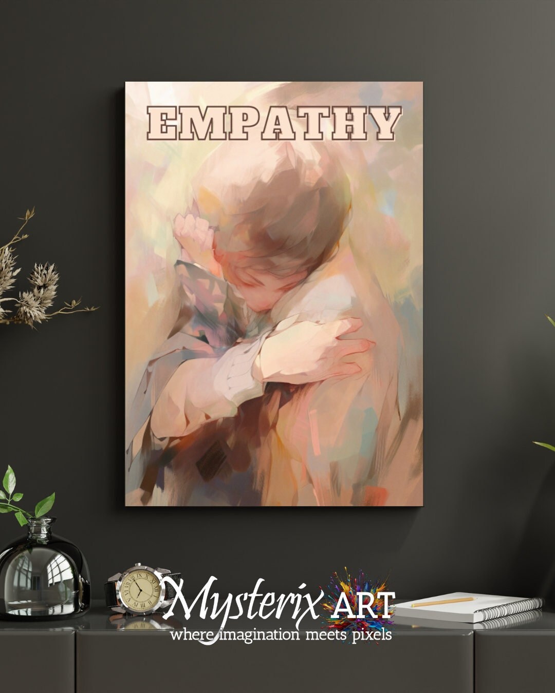 Empathy Poster, Compassion Art Print, Inspirational Wall Art, Inspiring ...